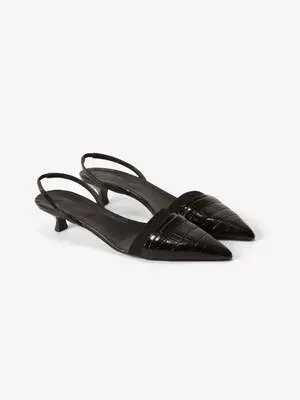 HOUSE OF DAGMAR Leather Slingback