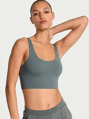 Victoria's Secret Vsx Elevate™ Seamless-comfort Sports Bra - Grey