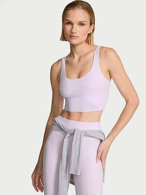 Victoria's Secret Vsx Elevate™ Seamless-comfort Sports Bra - Purple