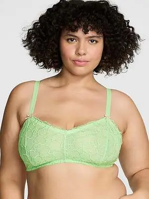 Pink Wink Wink™ Unlined Scoop Bralette - Green