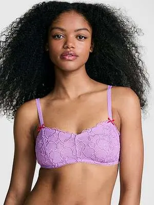 Pink Wink Wink™ Unlined Scoop Bralette - Purple