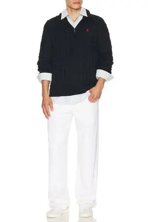 Polo Ralph Lauren Long Sleeve Cable Knit 1/2 Zip Sweater