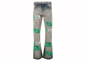 Off-White Diag Logo Relaxed Slim Jeans