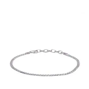 SERGE DENIMES Flat Cuban Bracelet - Sterling Silver