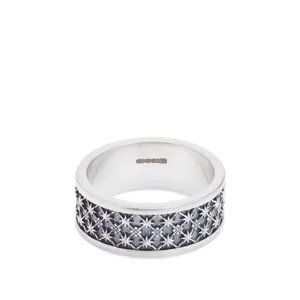 SERGE DENIMES Jacquard Ring - Sterling Silver