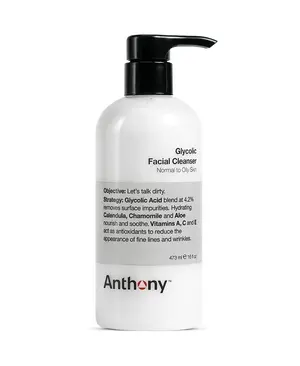 Anthony Glycolic Facial Cleanser 16 Oz - White