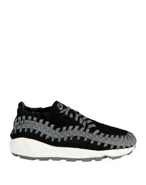 Nike Chocolate Leather And Textile Fiber Sneakers - Black