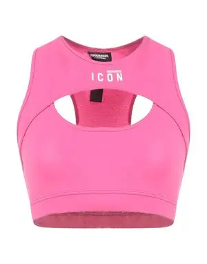 Dsquared2 Sleeveless Crewneck Top With Cut Out Detail