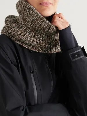 Loro Piana Alpe Granus Ribbed Cashmere Snood