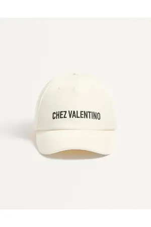 Valentino Garavani Chez Embroidered Baseball Cap - Black