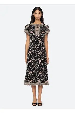 Sea Lacey S/S Dress In Black - 50% Off | Editorialist