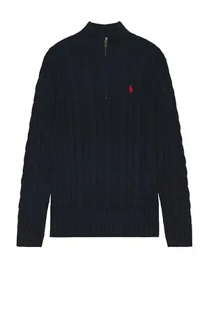 Polo Ralph Lauren Long Sleeve Cable Knit 1/2 Zip Sweater