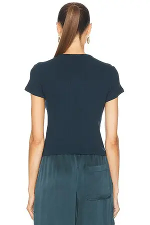 Sablyn Yael Cropped Crewneck Baby Tee