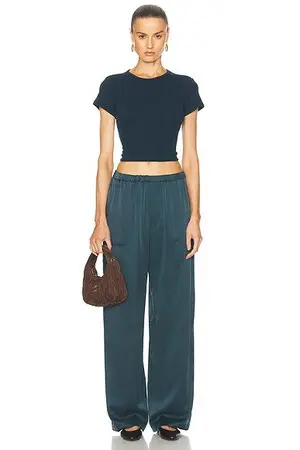 Sablyn Yael Cropped Crewneck Baby Tee