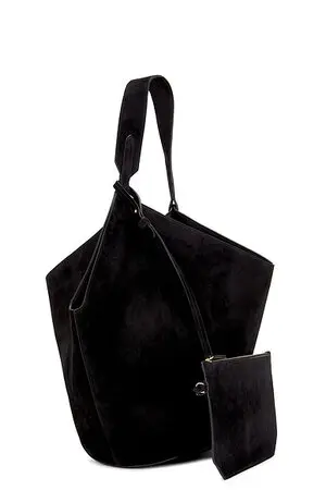 Khaite Lotus Medium Tote - Black