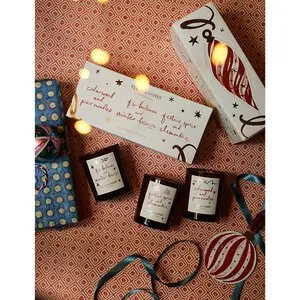 Plum And Ashby Winter Votive Scented Wax Candle Set