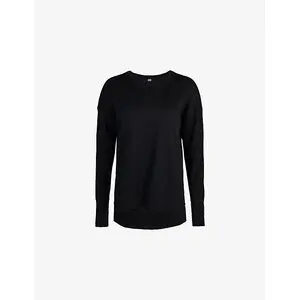 Sweaty Betty Relaxed-fit Cotton-blend Jumper - Black