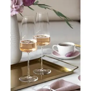 VILLEROY & BOCH Metro Chic Glass Champagne Flute Set Of Two - One-color