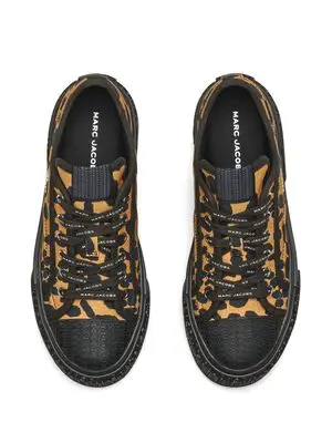 Marc Jacobs Cheetah Print Sneakers - Black