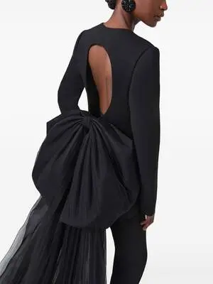Carolina Herrera Tulle Bow-embellished Jacket