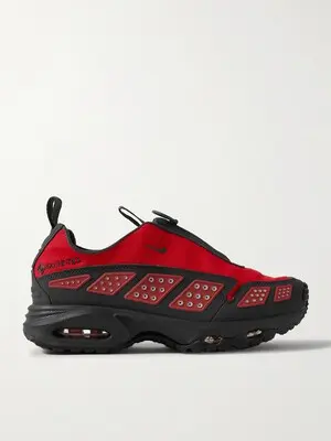 Nike Air Max Sndr Gtx Rubber-trimmed Gore-tex-ripstop Sneakers - Red