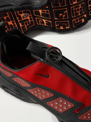 Nike Air Max Sndr Gtx Rubber-trimmed Gore-tex-ripstop Sneakers - Red