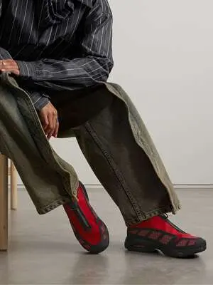 Nike Air Max Sndr Gtx Rubber-trimmed Gore-tex-ripstop Sneakers - Red