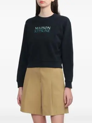 Maison Kitsuné Logo-embroidered Sweatshirt