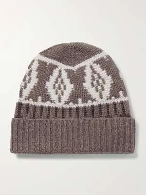 Arch4 Lorenz Fair Isle Cashmere Beanie