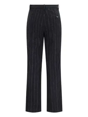 THE GARMENT Pinstripe Pattern Tailored Trousers
