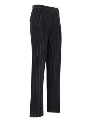THE GARMENT Pinstripe Pattern Tailored Trousers
