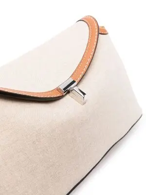 TOTEME T-lock Clutch - Neutrals