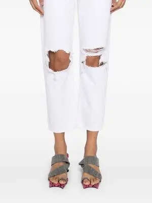 Citizens Of Humanity Distressed Straight-leg Jeans