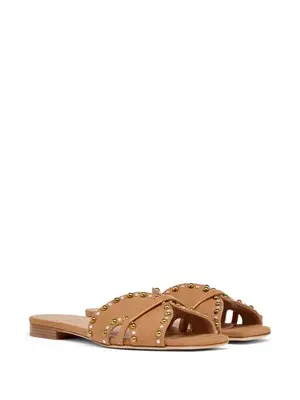 MALONE SOULIERS Keke Slides - Brown