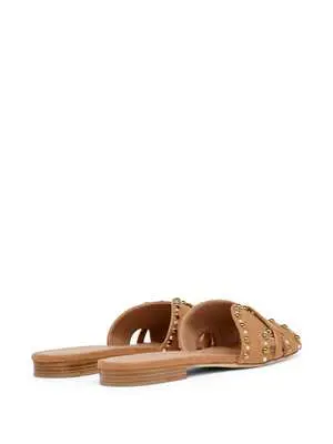 MALONE SOULIERS Keke Slides - Brown