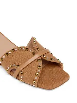 MALONE SOULIERS Keke Slides - Brown