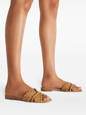 MALONE SOULIERS Keke Slides - Brown