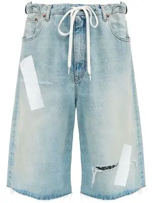 MAISON MARGIELA Logo-patch Denim Shorts
