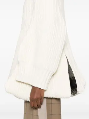 Sacai Cut-out Detail Mini Dress