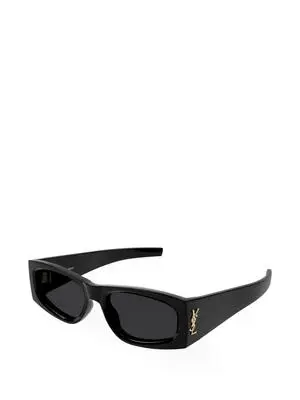 Saint Laurent Logo-plaque Rectangle Sunglasses