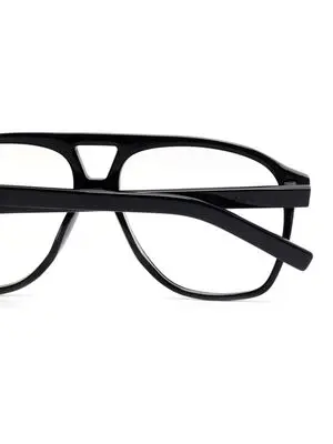 Saint Laurent Pilot Frame Glasses - Black