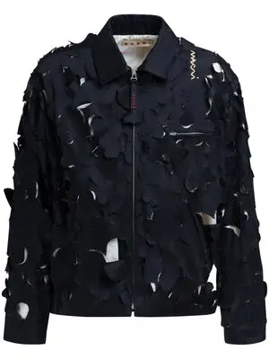 Marni Cut-out Bomber Jacket