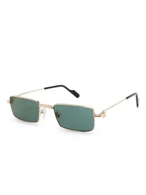 Cartier Première De Rectangle Sunglasses - Gold