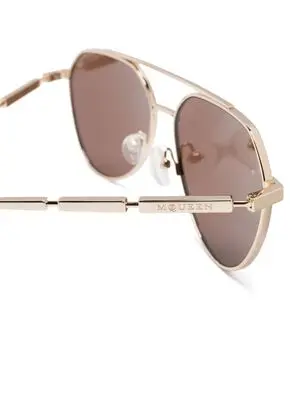 Alexander McQueen Pilot Frame Sunglasses