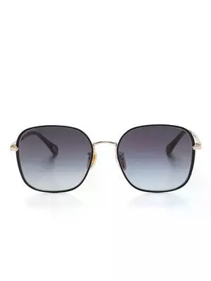 Chloé Oversized Sunglasses - Gold