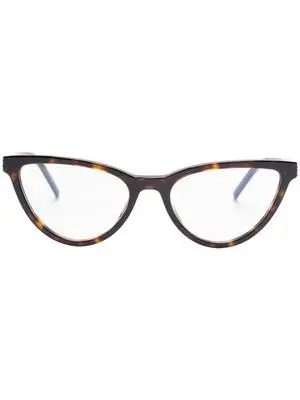 Saint Laurent Cat-eye Glasses - Brown