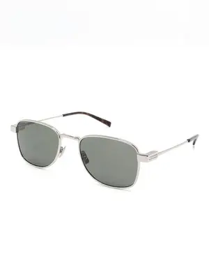Saint Laurent Rectangle-frame Sunglasses - Grey