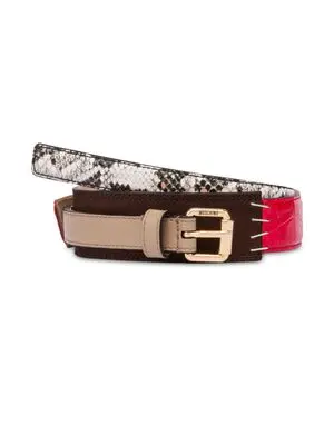 Moschino Patchwork Belt