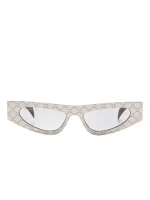 Gucci Cat-eye Frame Sunglasses - Silver