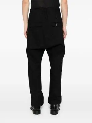 Boris Bidjan Saberi Dyed Drop-crotch Trousers